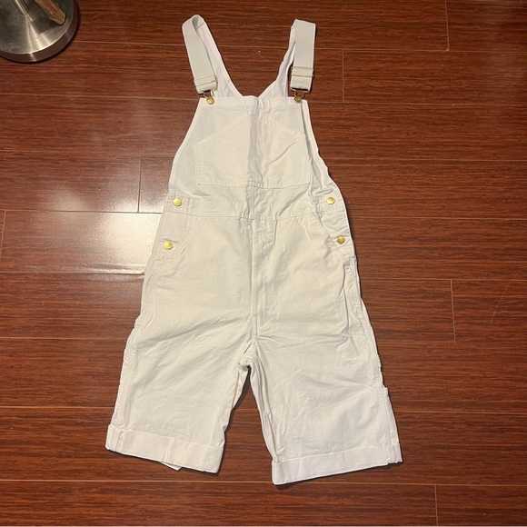 Dickies | Shorts | White Mens Dickies Shortalls | Poshmark